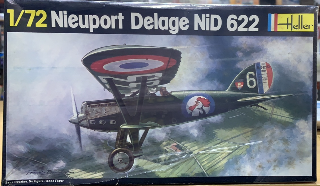 Nieuport Delage NiD 622 1/72 1979 ISSUE – J-BarHobbies