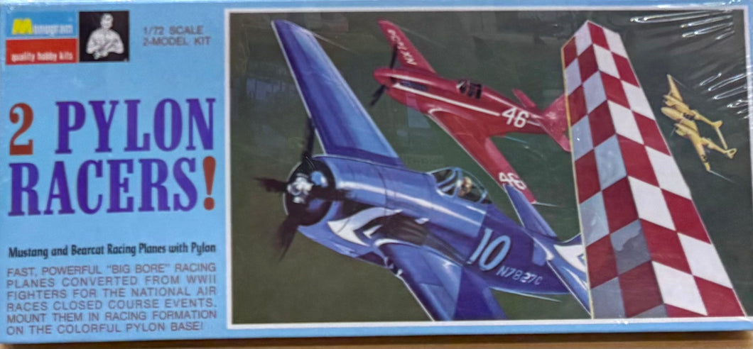 2 Pylon Racers! Mustang and Bearcat Racing Planes with Pylon 1/72 1968 ...