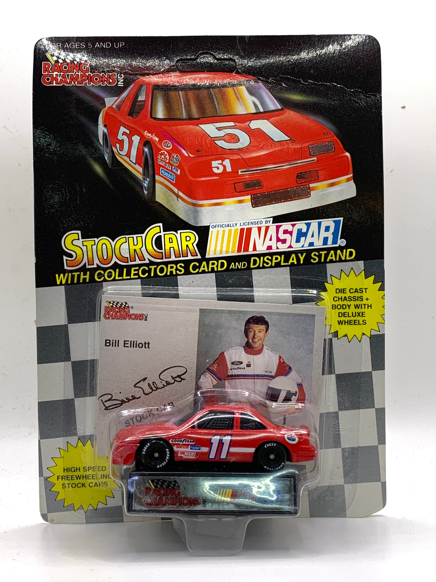 Bill Elliott NASCAR #11 Amoco 1991 Ford Thunderbird 1/64 – J-BarHobbies