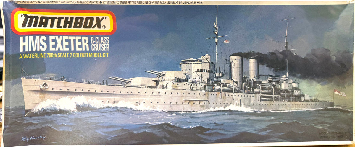 HMS Exeter B-Class Cruiser, 1/700 1986 ISSUE – J-BarHobbies