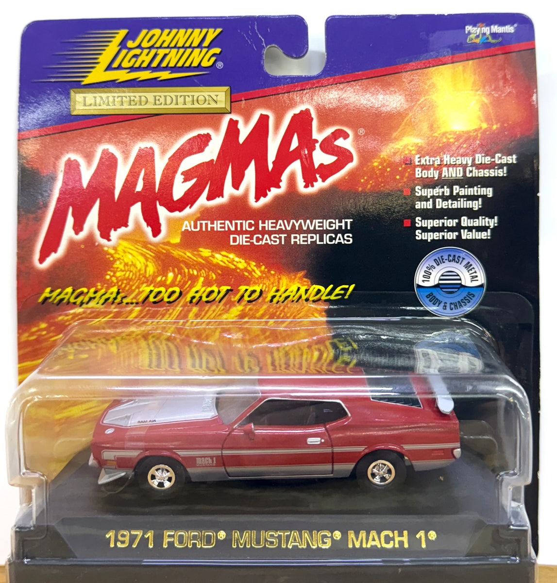 1971 Ford Mustang Mach 1 - Johnny Lightning Magma's – J-BarHobbies
