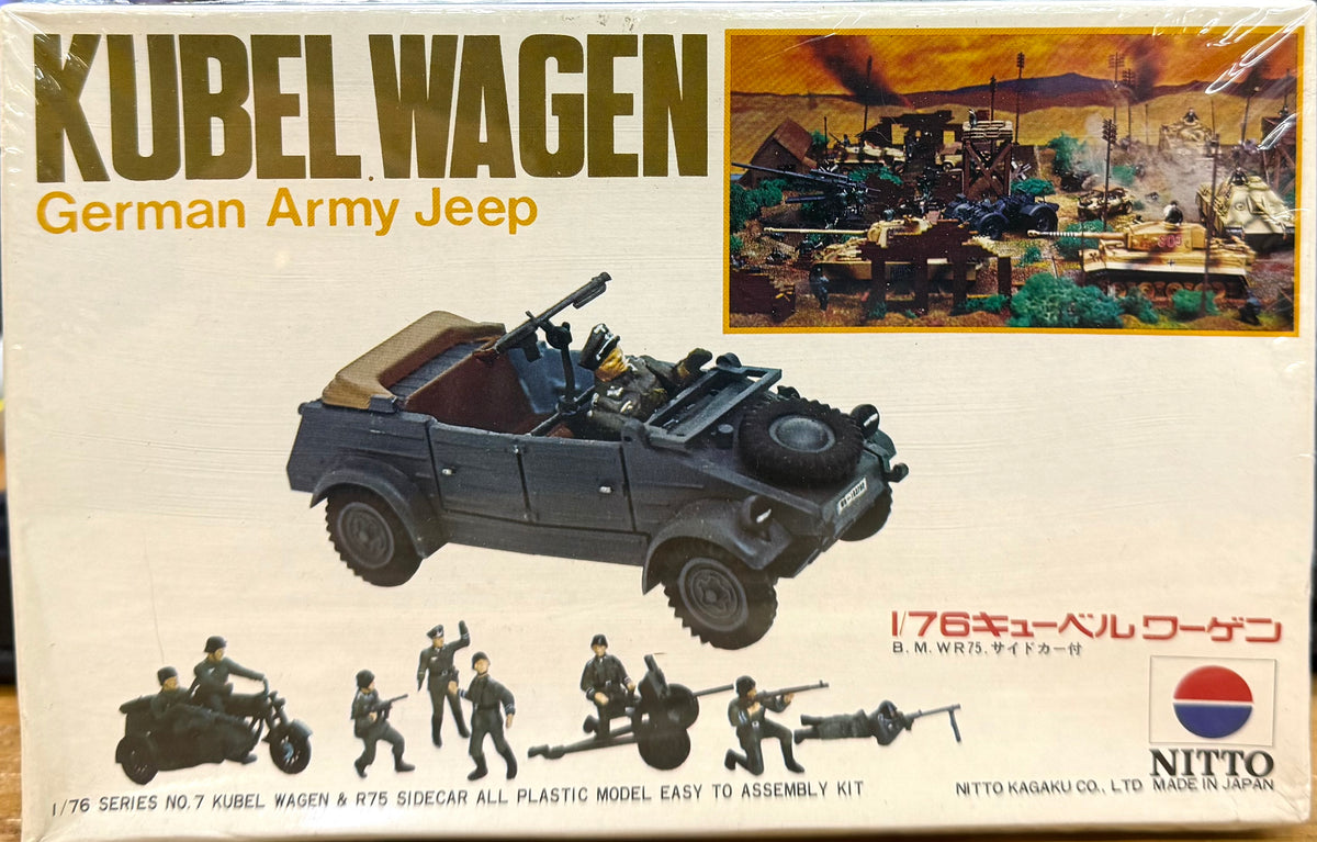 Kübelwagen German Army Jeep, 1/76 Includes 9 German soldiers – J-BarHobbies