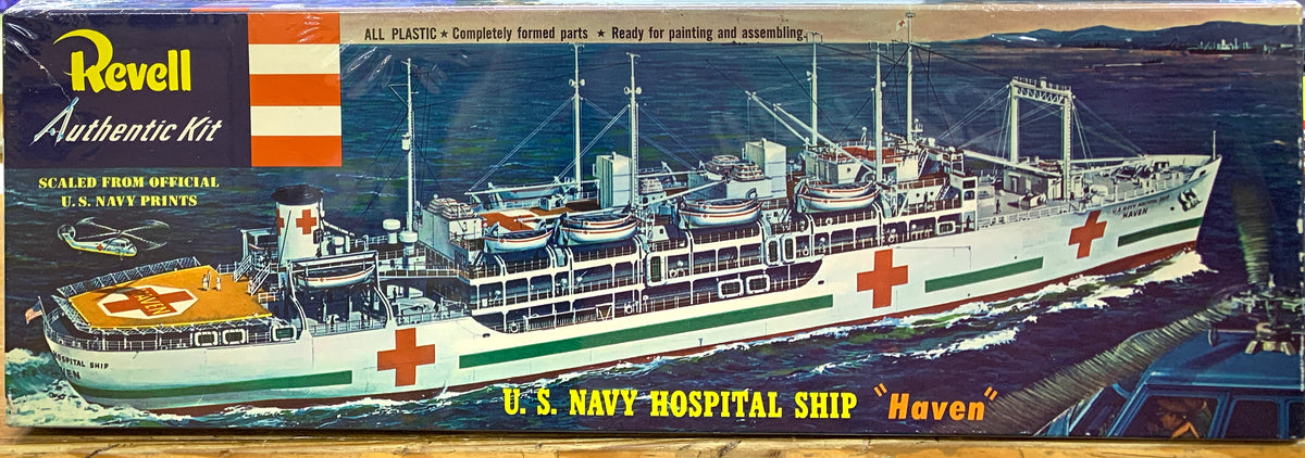 US Navy Hospital Ship Haven 1/482 1955 ISSUE – J-BarHobbies