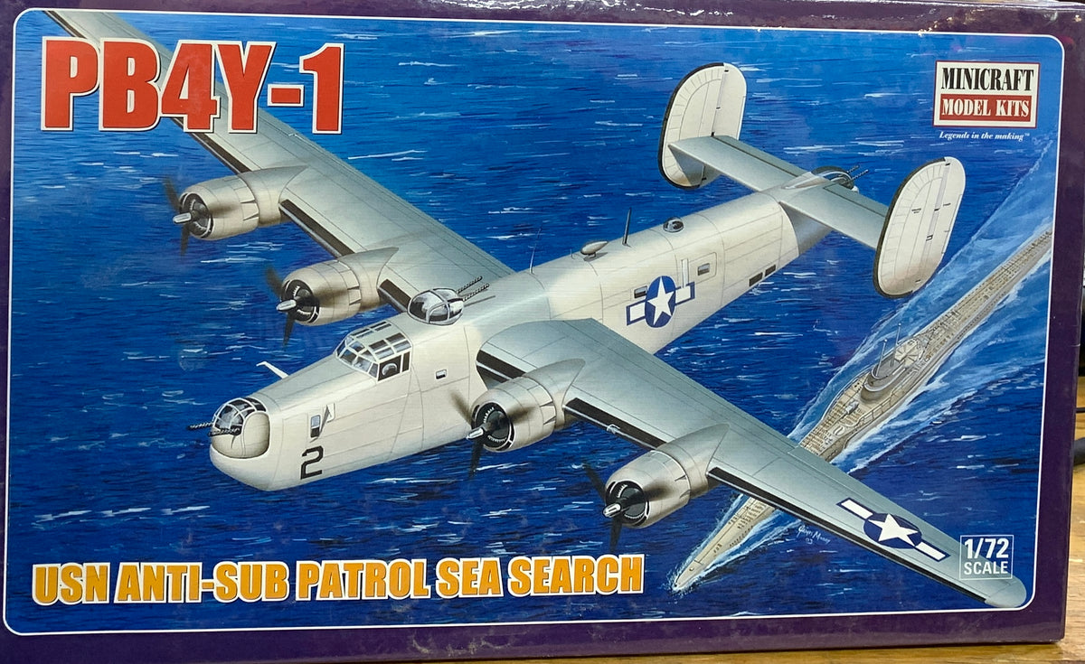 PB4Y-1 USN Anti-Sub Patrol Sea Search 1/72 – J-BarHobbies