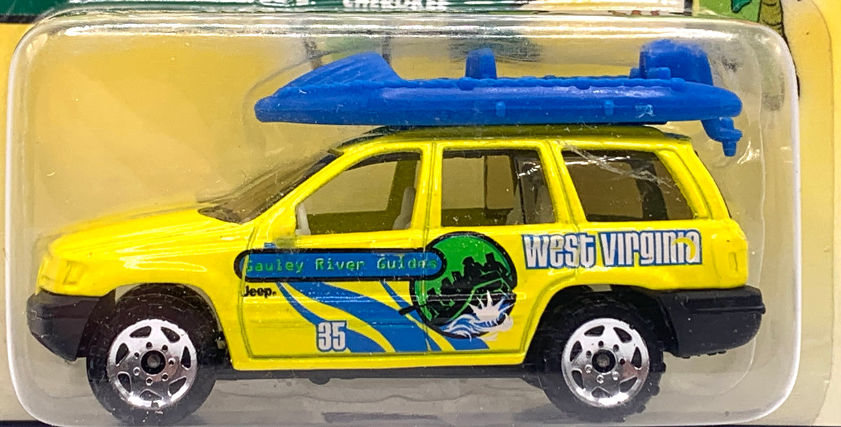 WEST VIRGIINIA Jeep Grand Cherokee 1/58 Matchbox Across America 50th B ...