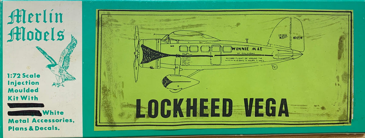 Lockheed Vega "Winnie Mae" by Merlin Models 1/72 scale – J-BarHobbies
