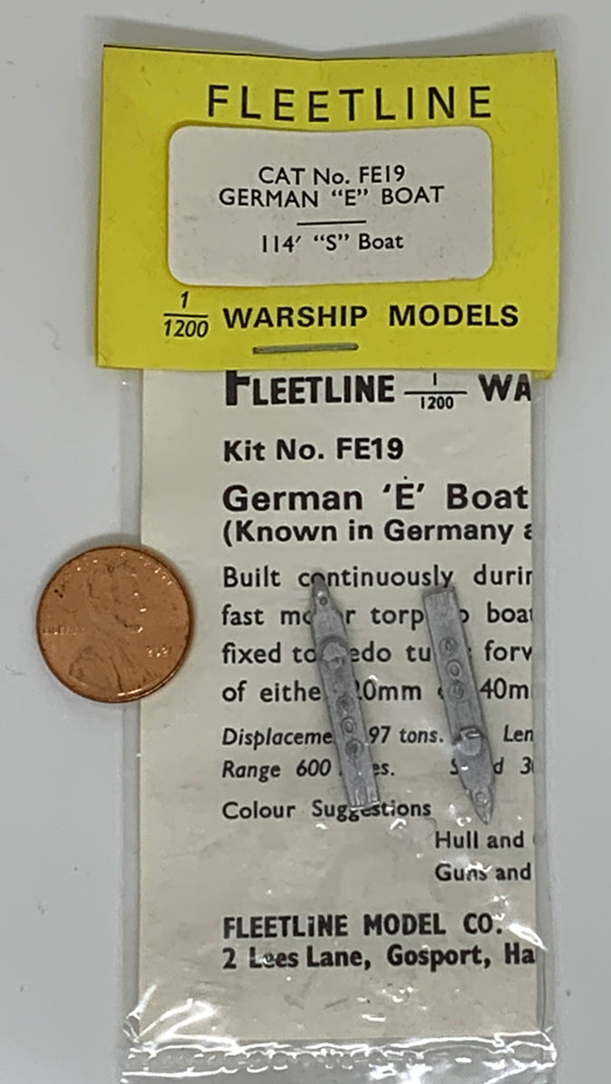GERMAN "E" BOAT, 114' "S" BOAT, MOTOR TORPEDO BOAT 1/1200 – J-BarHobbies