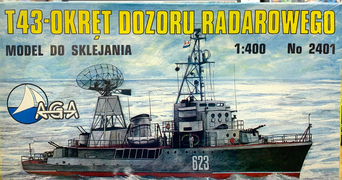 T43 - Okręt dozoru radarowego, 1/400 Minesweeper T43-class – J-BarHobbies