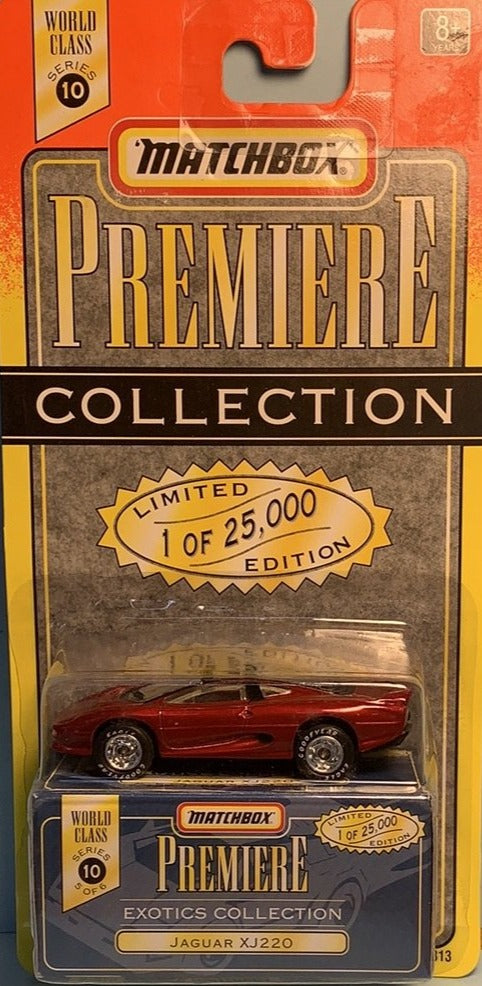 Jaguar XJ220 1997 1/64 Matchbox Premiere Series 10 – J-BarHobbies